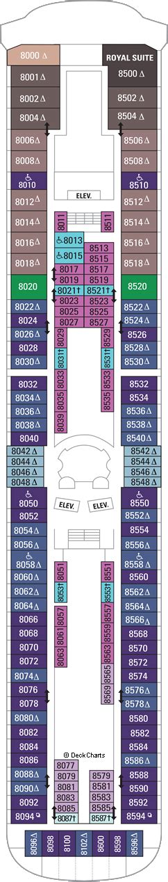 Royal Caribbean Rhapsody Of The Seas Deck Plans Ship Layout