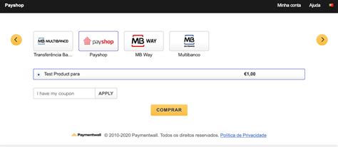 Payment Method Payshop