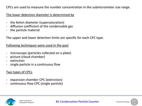 Ppt Condensation Particle Counter Powerpoint Presentation Free Download Id 678597