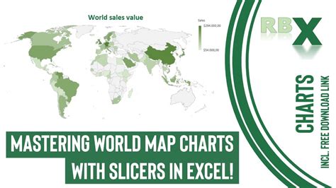 Mastering World Map Charts With Slicers In Excel Youtube
