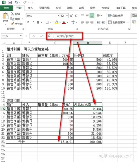 excel基础知识（1）：公式中相对引用、绝对引用的区别 csdn博客