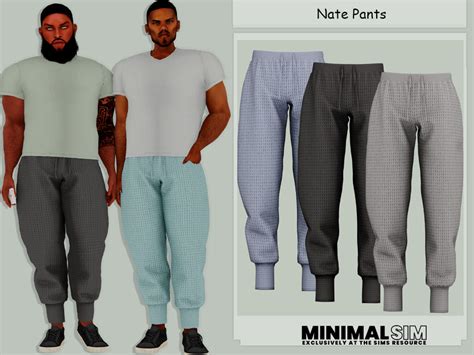 The Sims Resource Minimalsim Nate Pants