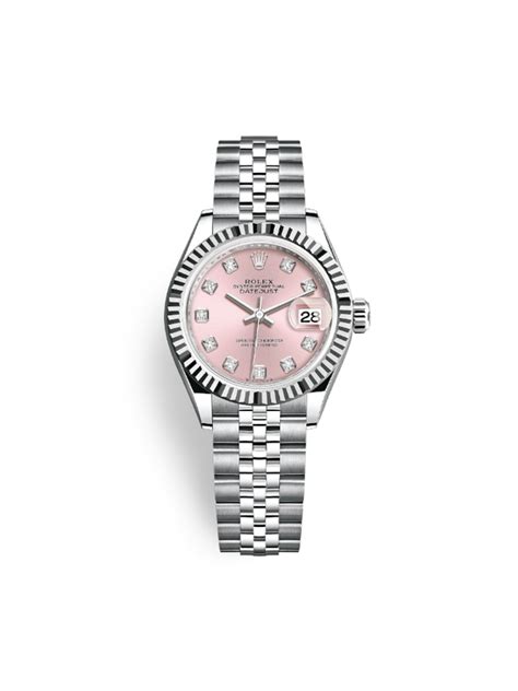 Rolex Lady Datejust 28 Mm Watch Oystersteel And White Gold Balilene