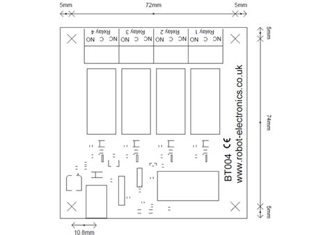 Channel Relay Module With Bluetooth BT