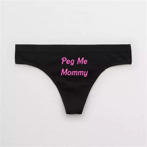 Peg Me Mommy Doll Thong Celestial Red Shop