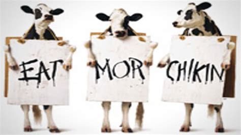 Chick Fil A Cow Sign