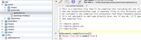 Cant Get Bootstrap Modaljs To Work In Rails Stack Overflow