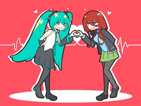 Miku And Miku R Vocaloid