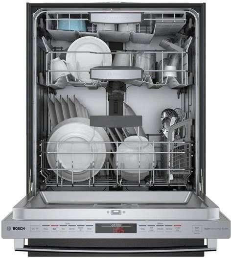 Bosch 800 Series 24 Top Control Built In Stainless Steel Tub Dishwasher With 3rd Rack And