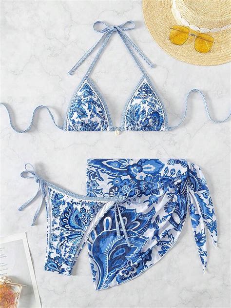 Conjuntos De Biquíni 丨 Compre Roupas De Banho Online 丨 Shein Brasil
