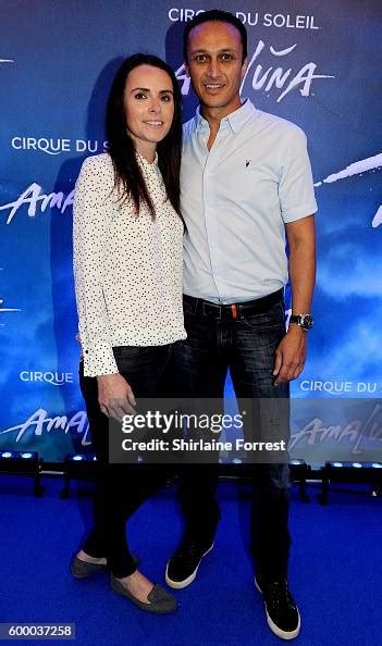 Chris Bisson And Rowena Finn Arrive At The Press Night For Cirque Du