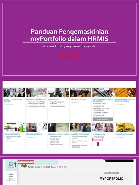 Panduan Pengemaskinian Myportfolio Dalam Hrmis Pdf