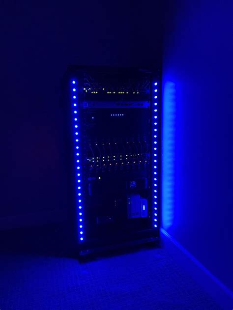 Homelab Server Rack Mods With LEDs WLED WS ESP NodeMCU Server Rack Server Rack