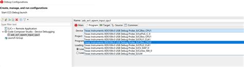 Tms320f28386d Debug Configurations C2000 Microcontrollers Forum