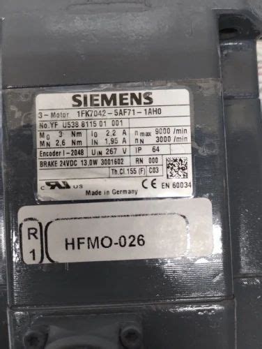 Siemens Servo Motor At ₹ 10000 Piece Siemens Servo Motors In Secunderabad Id 2852789303188