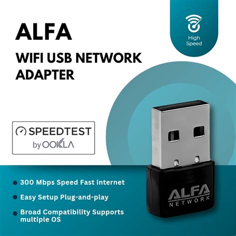 Alfa Usb Wifi Adapter Mpbs Strong Signal Quality Wireless Wifi Adapter Dongle Receiver