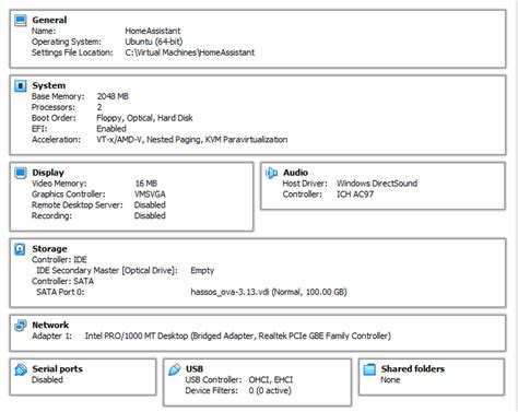 New Installation On Virtualbox Installation Home Assistant Community