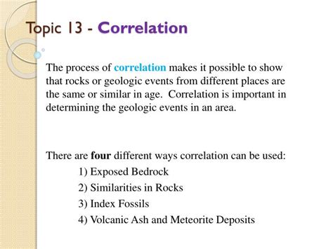 Ppt Topic 13 Correlation Powerpoint Presentation Free Download