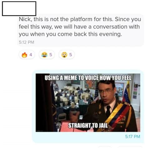 Employee Suspended From Work After Posting Meme In Work Chat YourTango