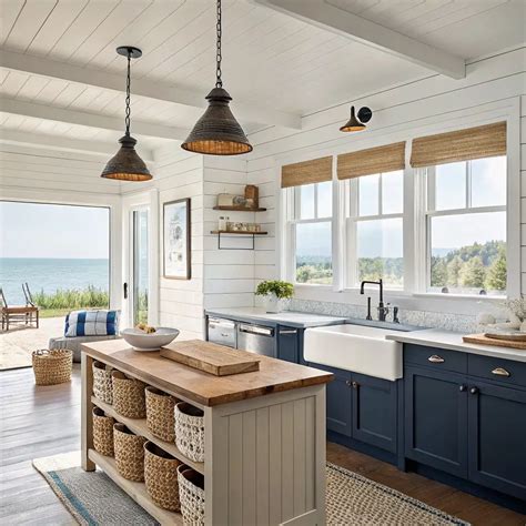 15 Modern Coastal Farmhouse Kitchen Ideas With Chic Decor Lawn Liberty