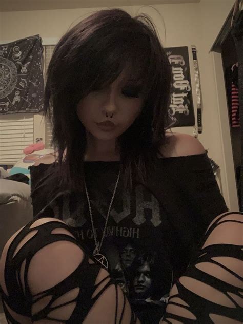 Grunge Goth Pretty Hairstyles Girl Hairstyles Short Emo Hairstyles