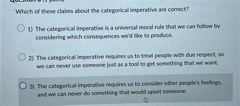 Solved Which Of These Claims About The Categorical