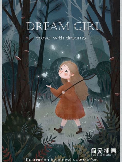 儿童绘本插画 花瓣网