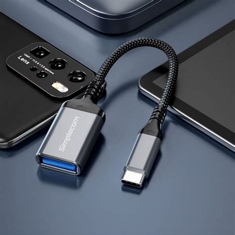 Simplecom CA USB C Male To USB A Female USB OTG Adapter Cable
