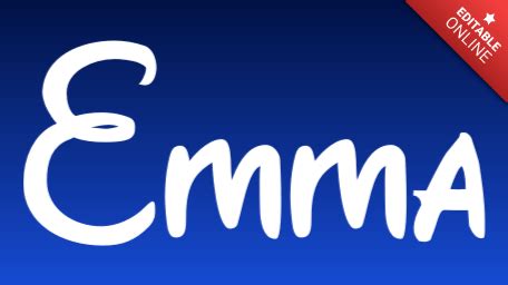 Emma Disney Text Effect Generator