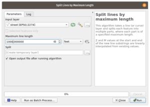QGIS Split A Line At An Interval Using Processing Toolbox North River Geographic Systems Inc