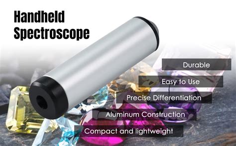 Juviperpric Spectroscope 55mm Spectrometer Handheld Small Diffraction Spectroscope