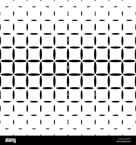 Monochrome Abstract Ellipse Pattern Background Black And White Geometrical Vector Graphic