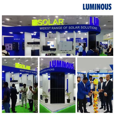 Luminous Power Technologies P Ltd On Linkedin Luminous Renewableenergyexpo Chennai