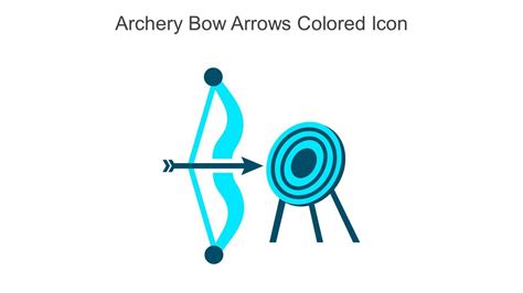 Archery Bow Arrows Colored Icon In Powerpoint Pptx Png And Editable Eps Format PPT Template