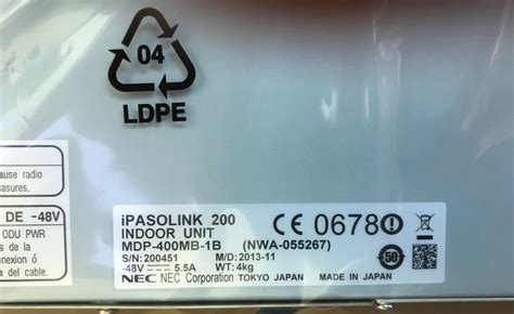 Nec Indoor Unit Ipasolink 200 Mdp 400mb 1b Nwa 055267