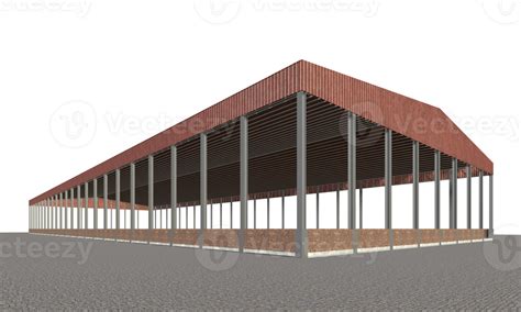 D Illustration Of Building Project In Transparent PNG