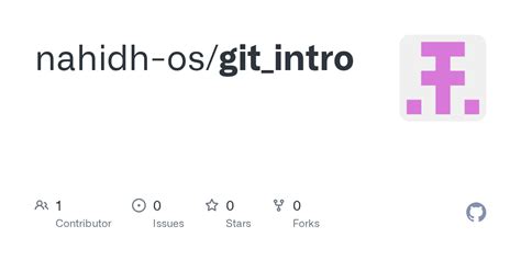 Gitintroreadmemd At Main · Nahidh Osgitintro · Github