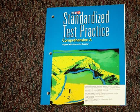 Corrective Reading Comprehension Level A Standardized Test Practice