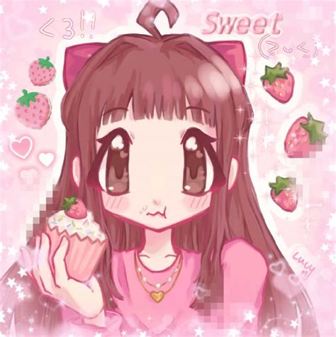 🌸⊹₊ㆍcutecore Edit Of My Drawing Tee Hee 🍥🎀