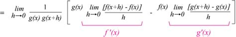 Quotient Rule