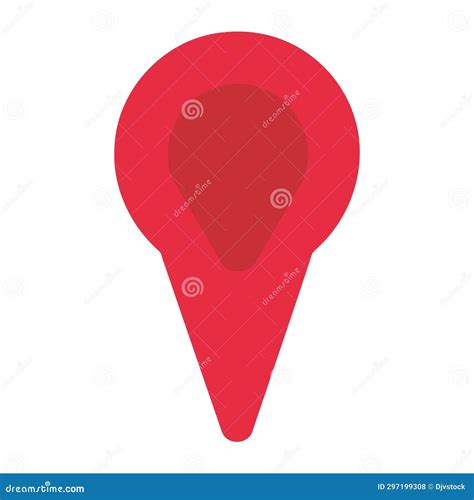 Pin Icon Location And Navigation Stock Vector Illustration Of Road