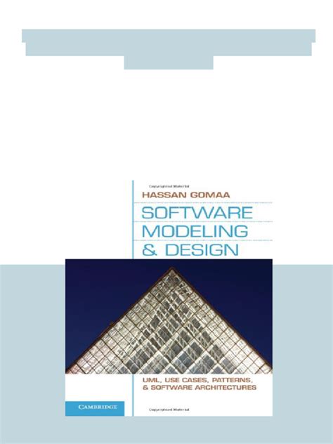 Software Modeling And Design Uml Use Cases Patterns And Software Architectures 1st Edition