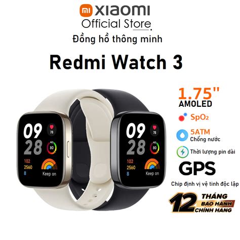 Đồng hồ thông minh Xiaomi Redmi Watch 3 Hàng chính hãng Shopee Việt Nam