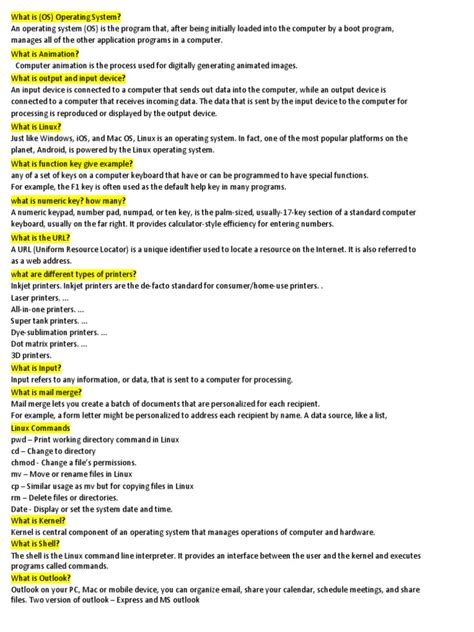 Bcsl 013 Viva Revised Pdf Operating System Microsoft Outlook