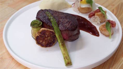 워터에이징 수비드 안심스테이크고든램지 관자요리한우2플러스수비드메쉬포테이토완두콩퓨레water Agingwet Aged Steakyonam 워터에이징 수비드