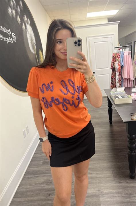 Clemson Glitter Script
