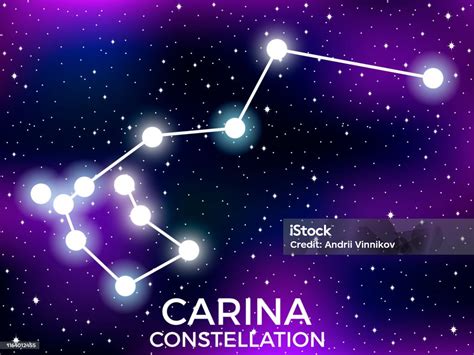 카리나 별자리 별이 빛나는 밤 하늘입니다 별과 은하의 클러스터 깊은 공간 벡터 일러스트레이션 0명에 대한 스톡 벡터 아트 및 기타 이미지 Istock