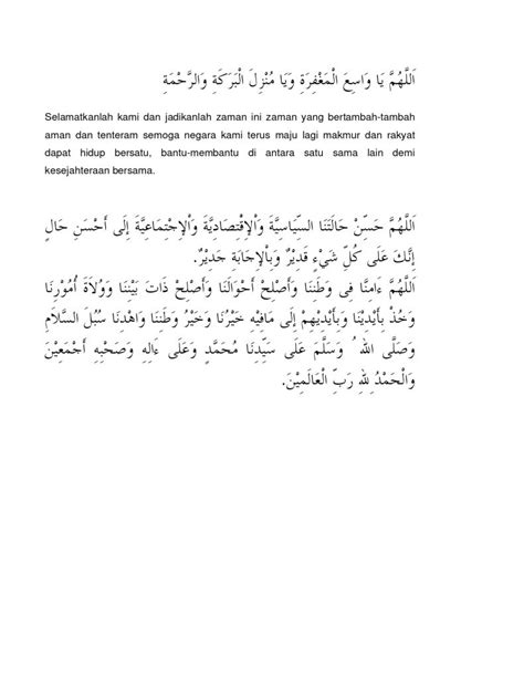 6 Contoh Doa Majlis Kesyukuran Ringkas Beserta Maksud Dalam Rumi Boleh
