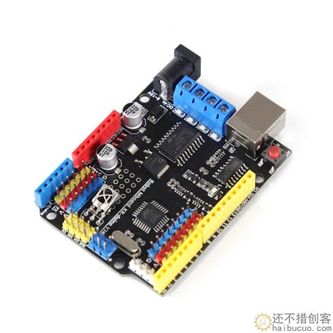 for arduino开发板uno r3编程智能小车主控带电机驱动集成扩展板sna312 l293d 创造迷商城 还不错创客