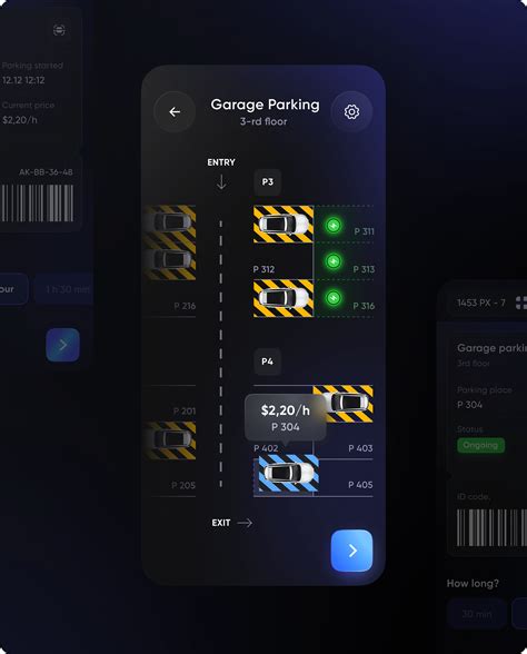 Car Parking Mobile App UI On Behance